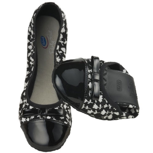 Dr.Scholl new pocket ballerina black white - ipump.it
